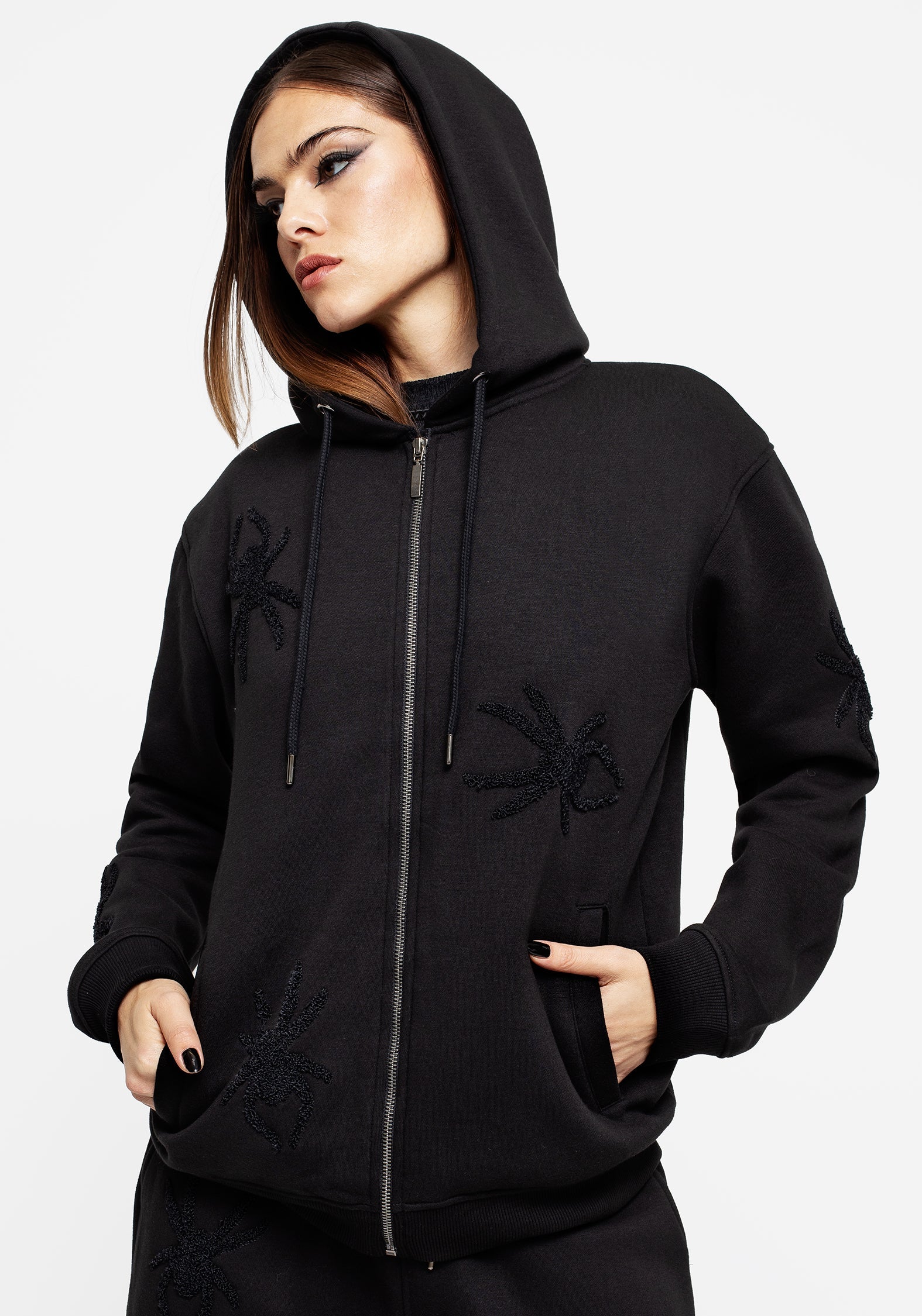 Disturbia | Huntsman Spider Zip Hoodie | Hoodies