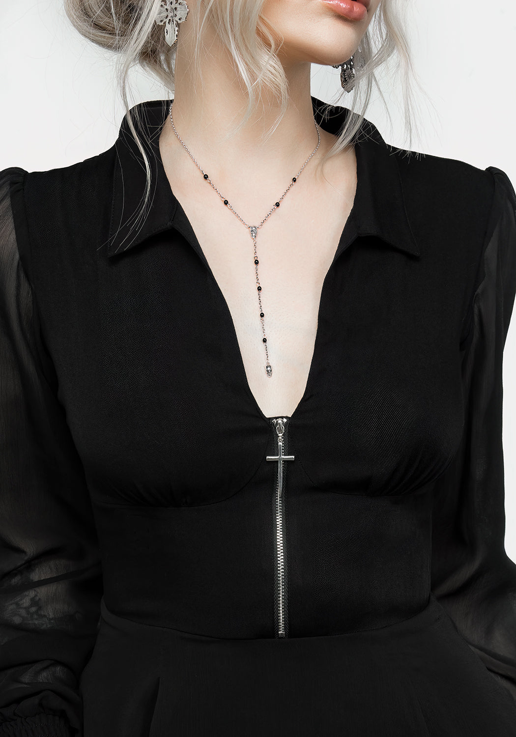 Disturbia | Nancy Sheer Midi Shirt Dress | Dresses